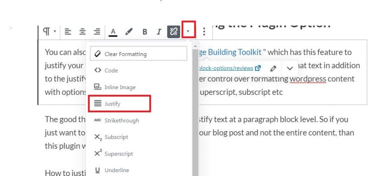 [Guide] How to Justify Text in Wordpress Gutenberg? -With CSS, Plugin - BloggerDirection